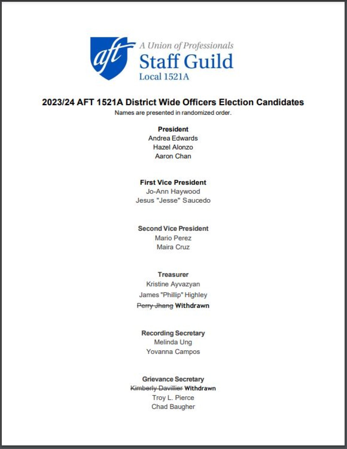 News | AFT College Staff Guild, Local 1521A